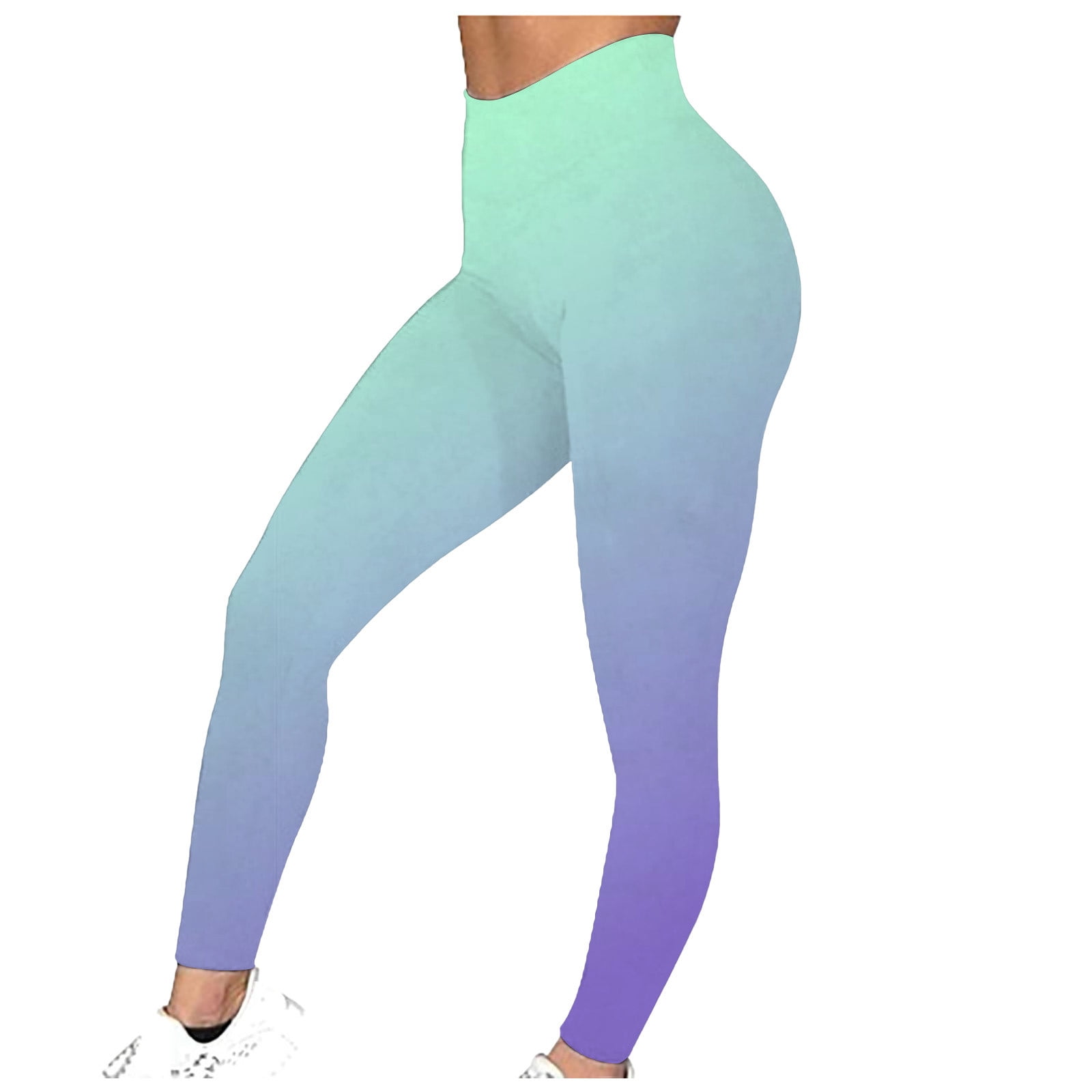 SincereX Gym Leggings for Women Womens Legging Clearance Gradient ...