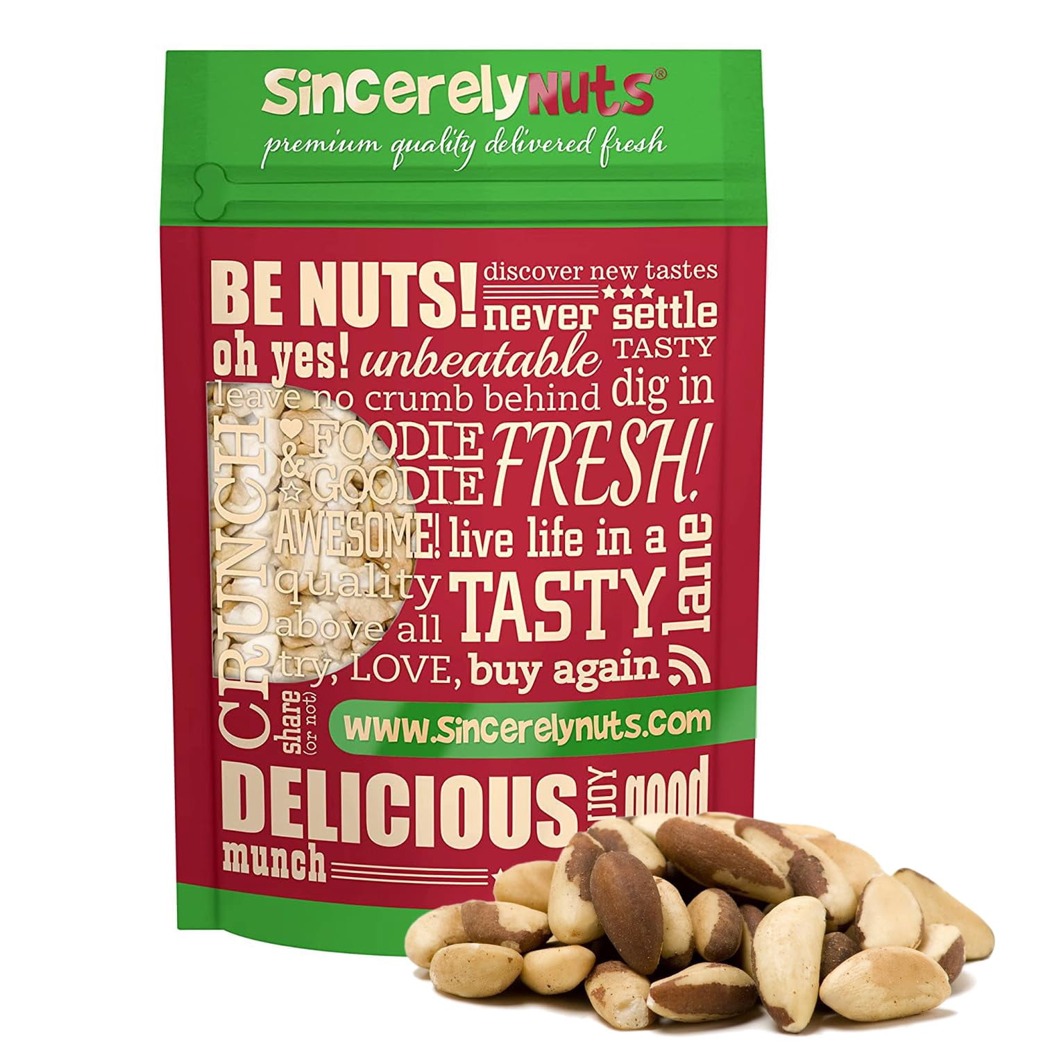 Sincerely Nuts Brazil Nuts TGF4 Roasted and Salted (5 Lb. Bag ...