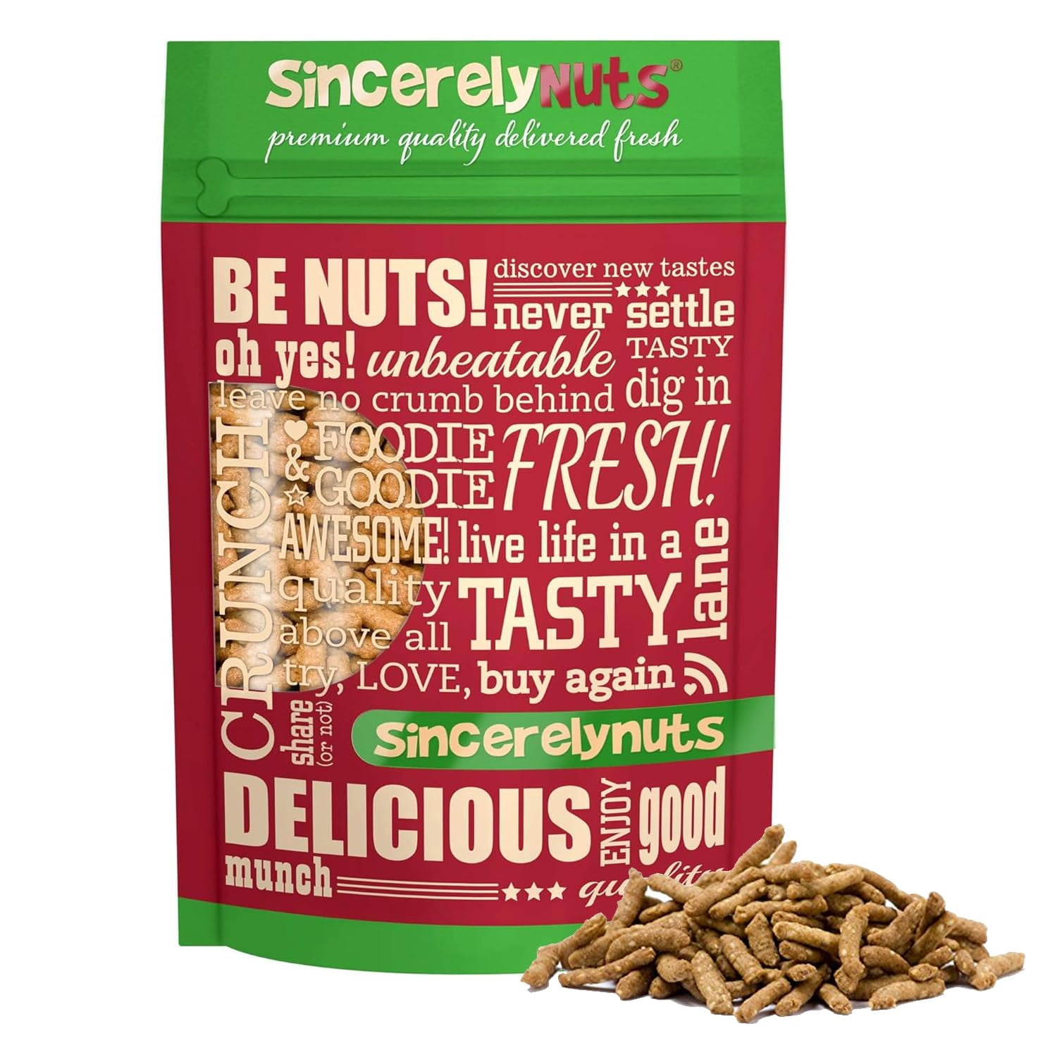 Sincerely Nuts Gourmet Salted IRF13 Sesame Sticks Snacks, 1lb - Kosher ...