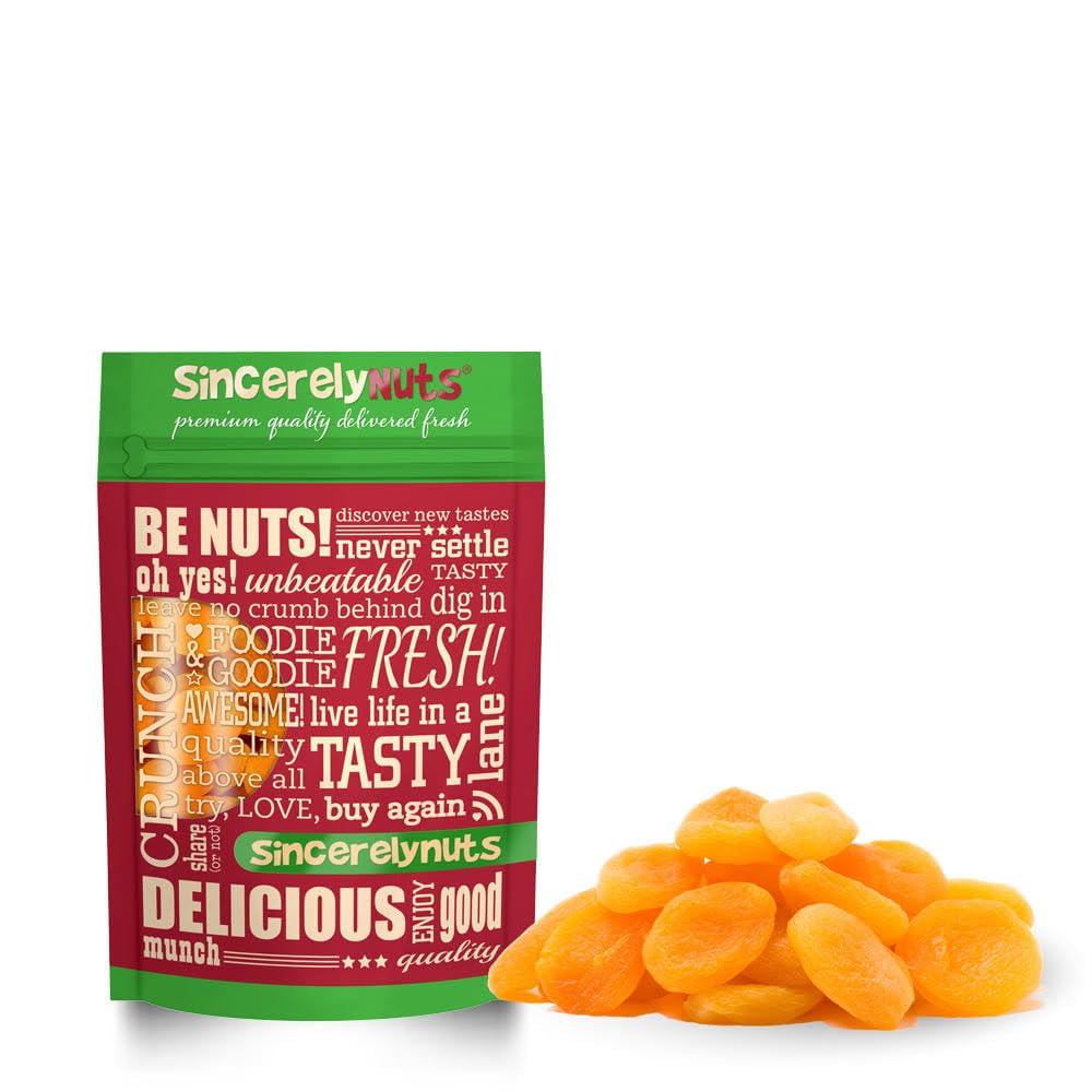 Sincerely Nuts - Organic AIF4 Dried Turkish Apricots | Five LB Healthy ...