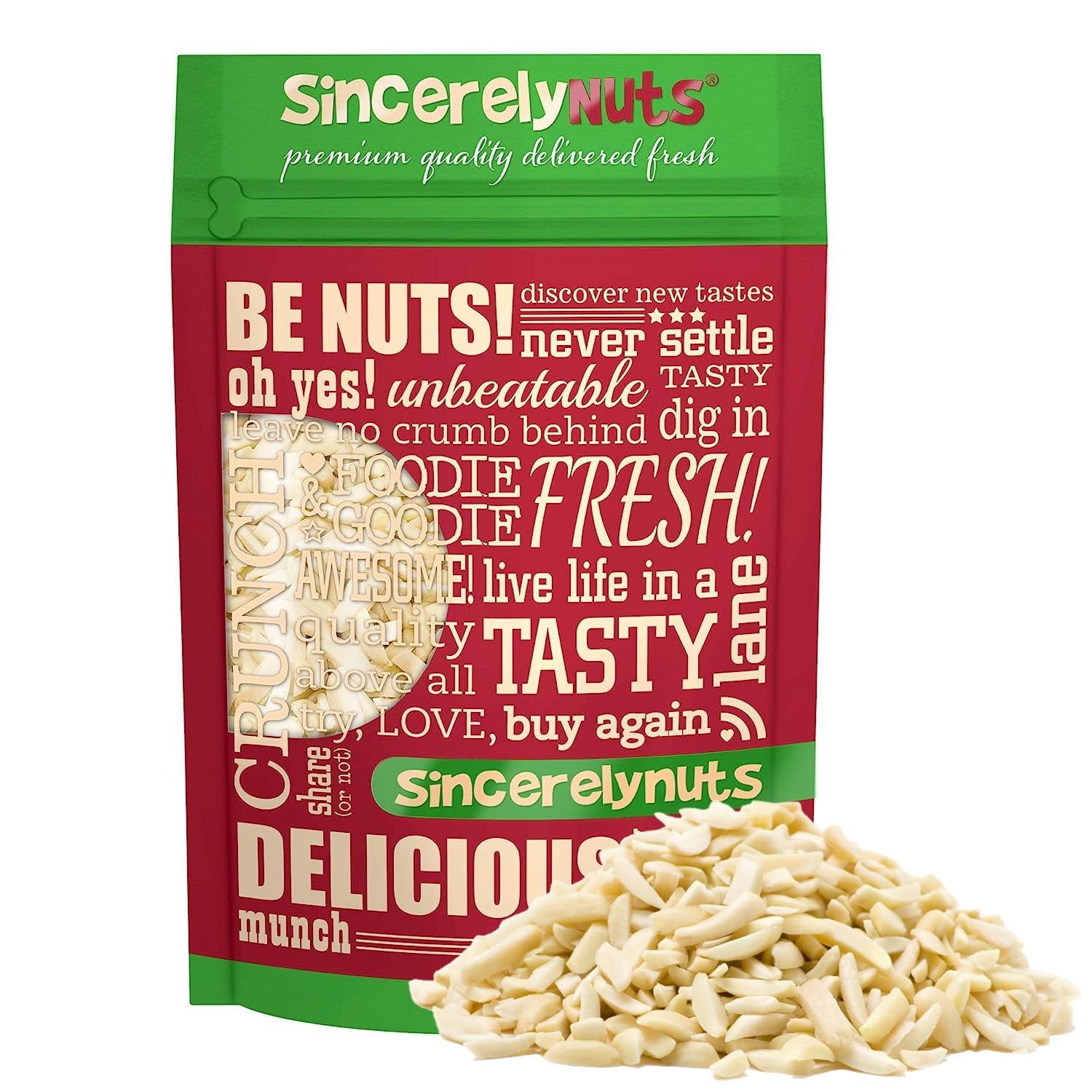 Sincerely Nuts - Raw OIF8 Blanched Slivered Almonds | 3 Lb. Delicious ...
