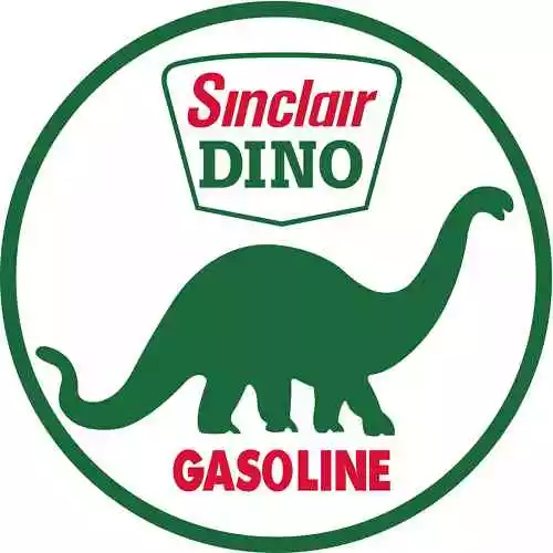 Sinclair Dino Vintage Sticker Phone Decal Water Bottle Stickers Car ...