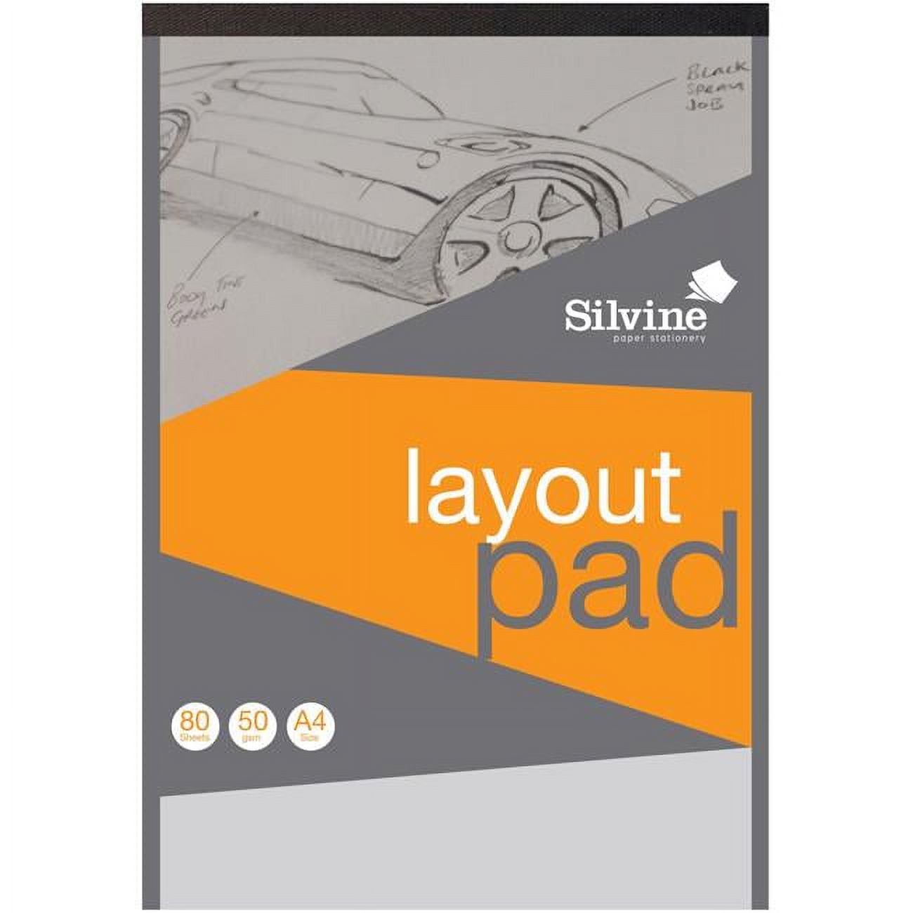 Sinclairs A4LP 8.27 x 11.69 in. A4 Professional Layout Pad - 80 Sheets ...