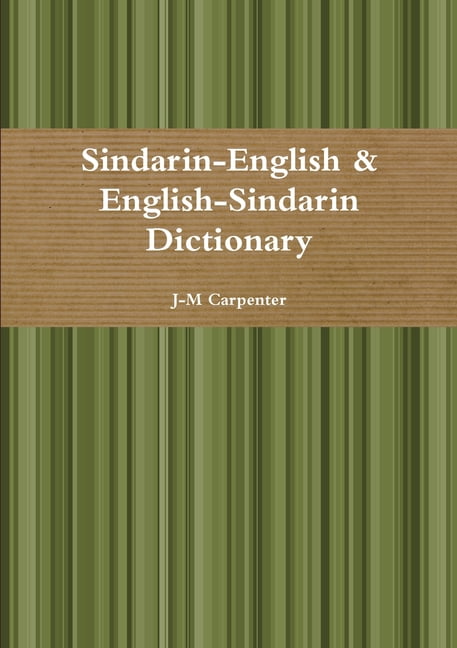 Sindarin Dictionary (Paperback) - Walmart.com