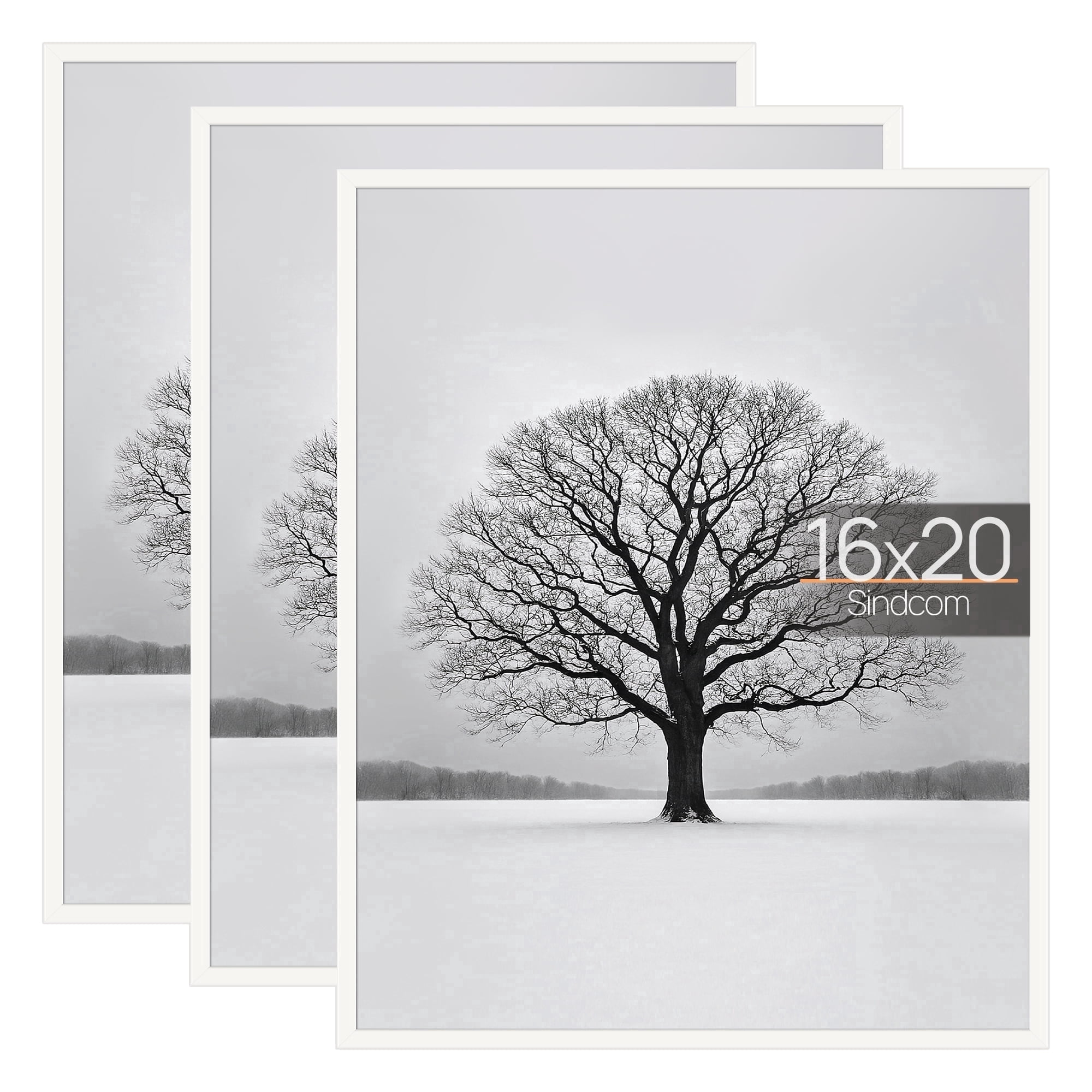 Sindcom 16x24 Picture Frames , Gallery Wall Poster Frames Set of 3 ...