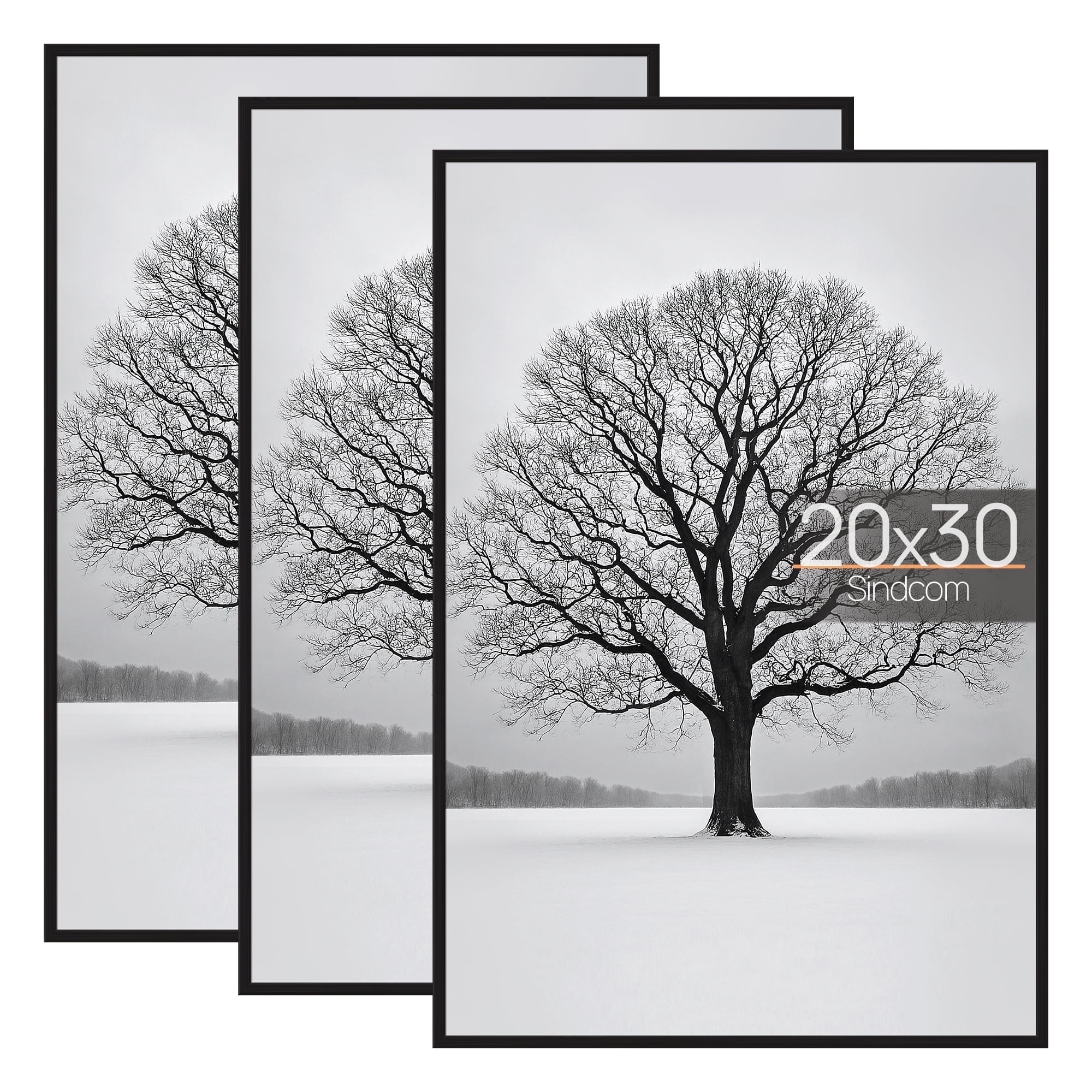 Sindcom 20x30 Picture Frames, Gallery Wall Poster Frames Set of 3 ...