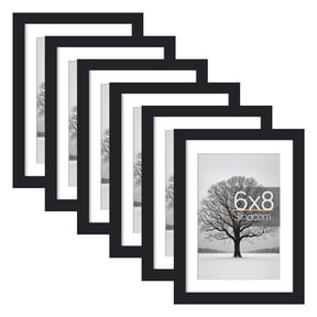 18x25 Frame Black Solid Wood Picture Frame | 0.75 Inch Moulding Width ...