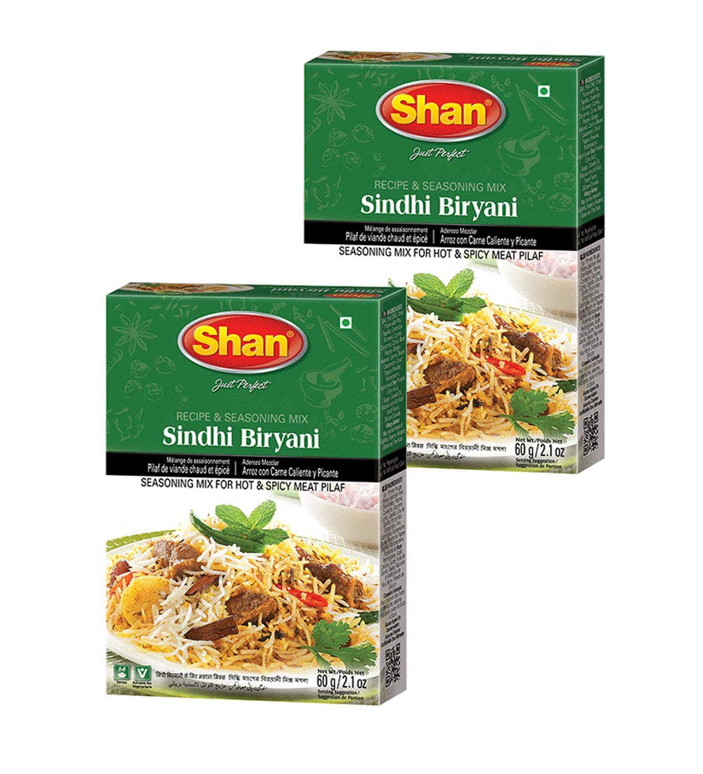 Sindhi Biryani Seasoning Mix (60G) Spice Packets For Hot And Spicy Meat ...