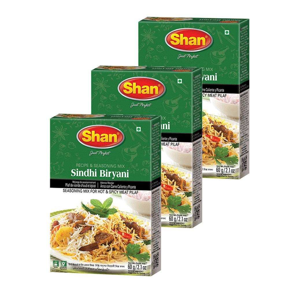 Sindhi Biryani Seasoning Mix (60G) Spice Packets For Hot And Spicy Meat ...