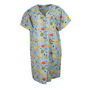 Elegant Emily Women's Plus Size Snap-Front Duster Robe With Pockets ...