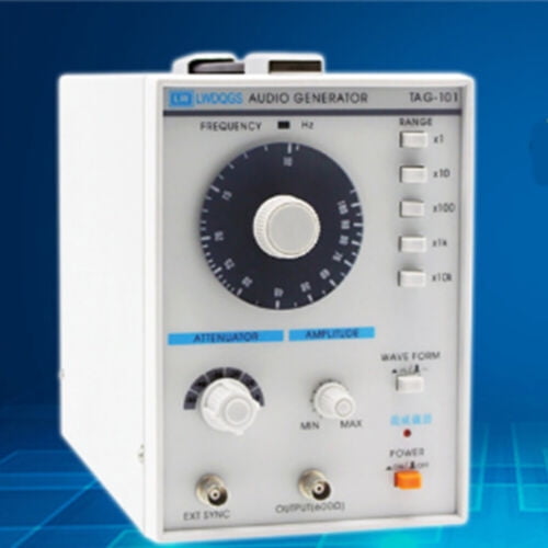 Sine/Square Waves 10Hz-1MHz Audio/Low Frequency Signal Generator w ...