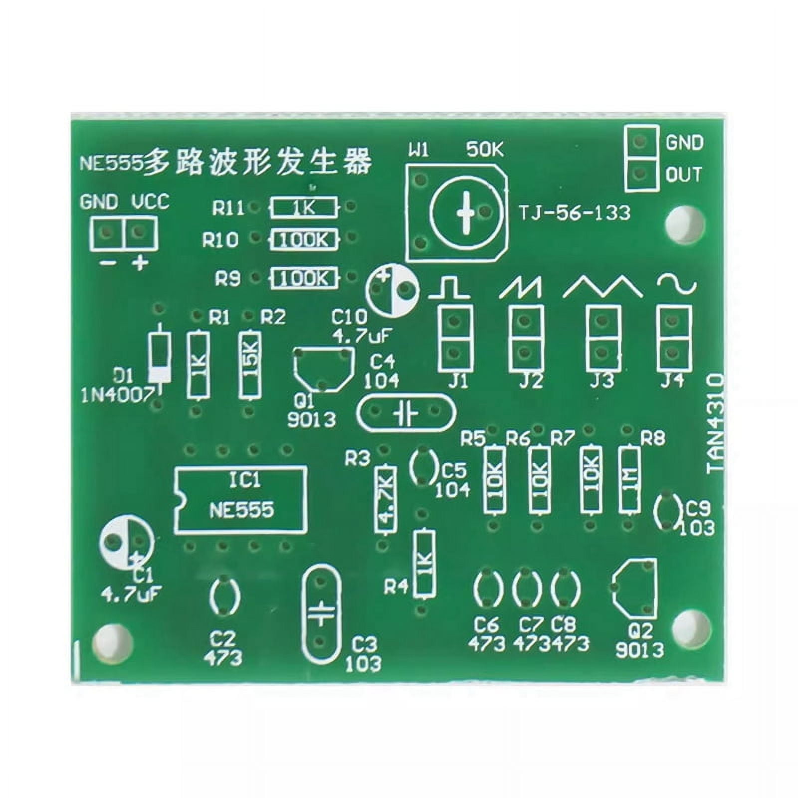 Sine Triangle Square Wave NE555 Multi-Channel Waveform Generator Module ...