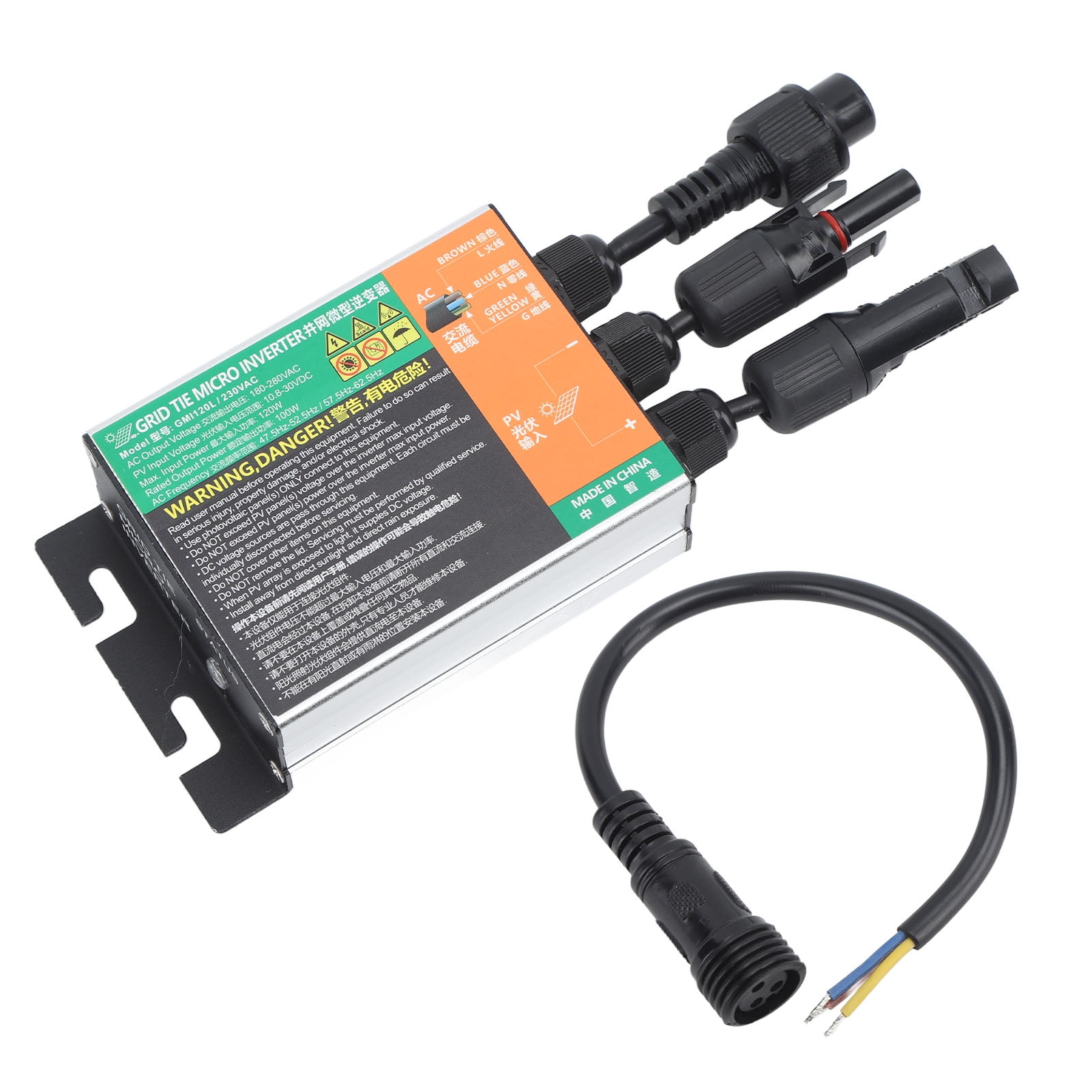 Sine Wave Inverter 180W Grid Tie Micro Stackable Solar Inverter ...