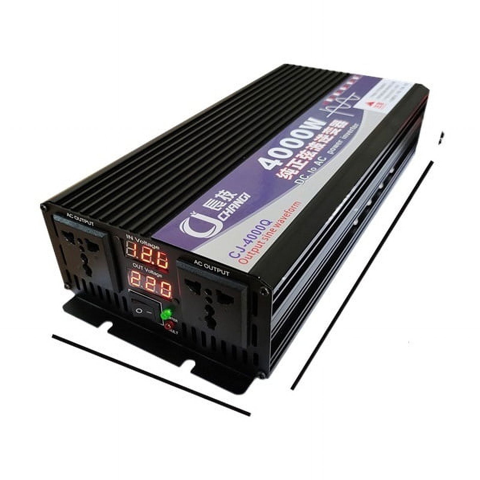 Sine Wave Inverter DC12V 24V 48V 70V To AC 220 1600W 3500W Transformer ...