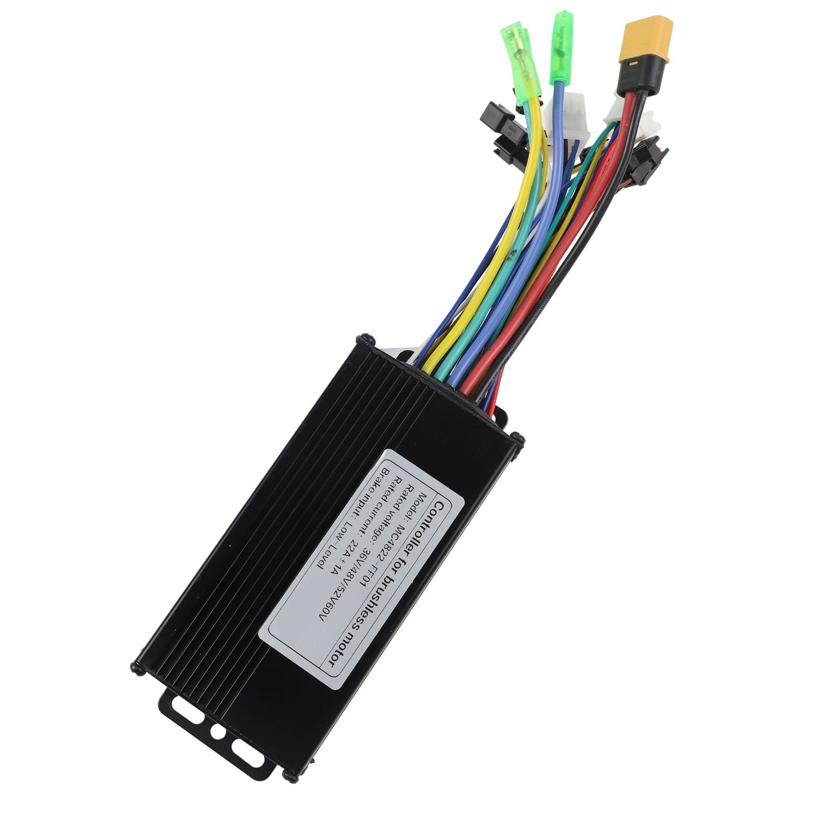 Sine Wave Three-Mode Controller Brushless Motor Versatile Metal Compatibility 24V36V48V 22A For ...