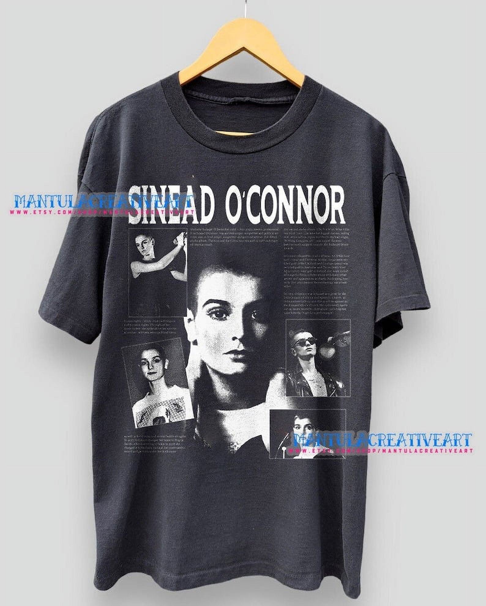 Sinead O'Connor Concert T-Shirt, RIP Sinead O'Connor, Irish Singer ...