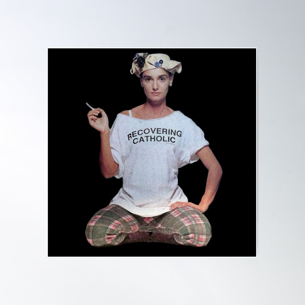 Sinead Oconnor Recovering Catholic Poster Wall Art, Modern Wall Decor ...