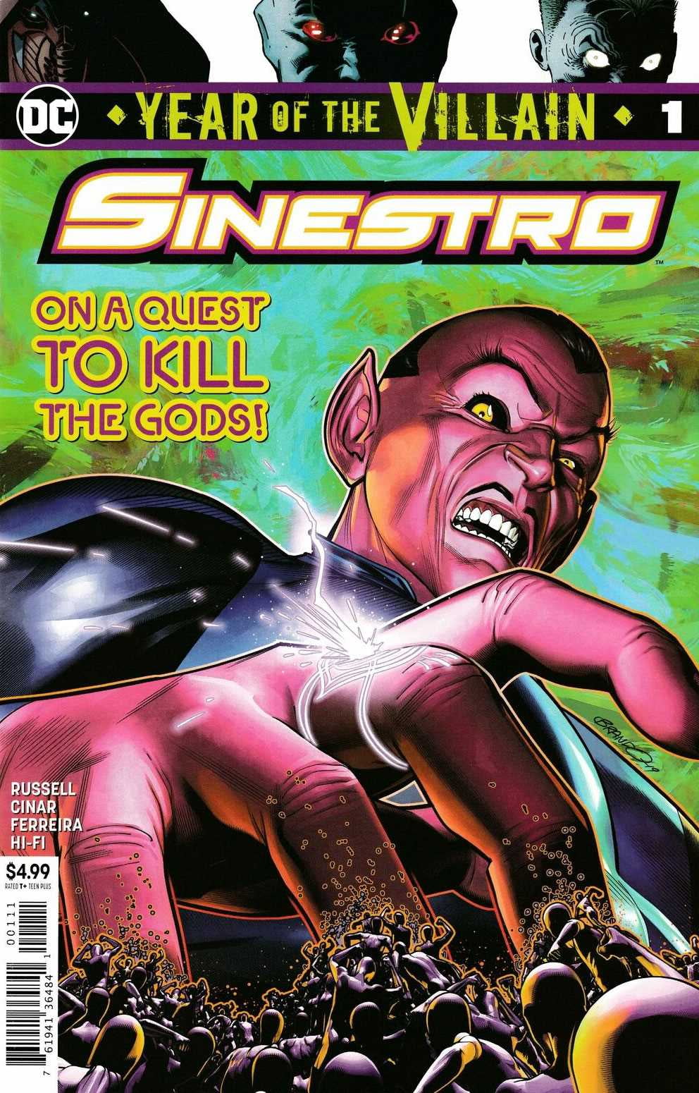 Sinestro: Year of the Villain #1 VF ; DC Comic Book - Walmart.com