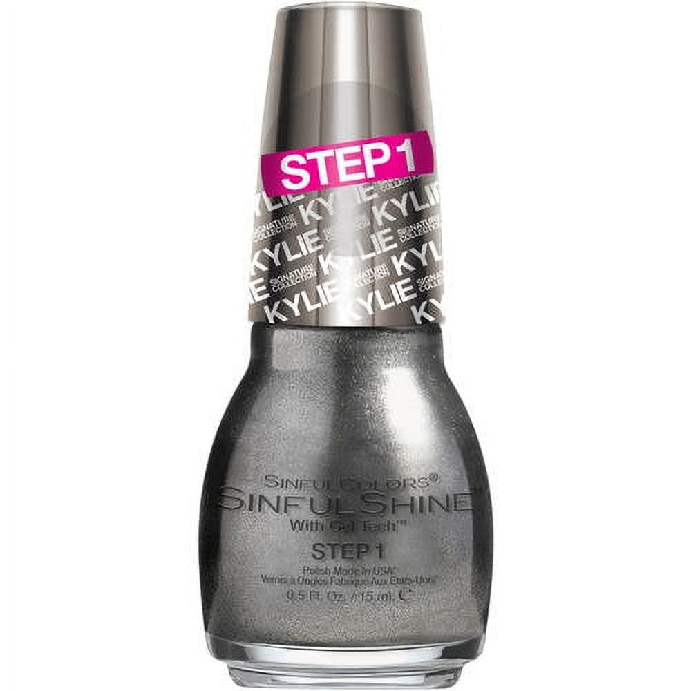 Sinful Shine Nail Polish 2060 Knight Out (grey shimmer) - Walmart.com