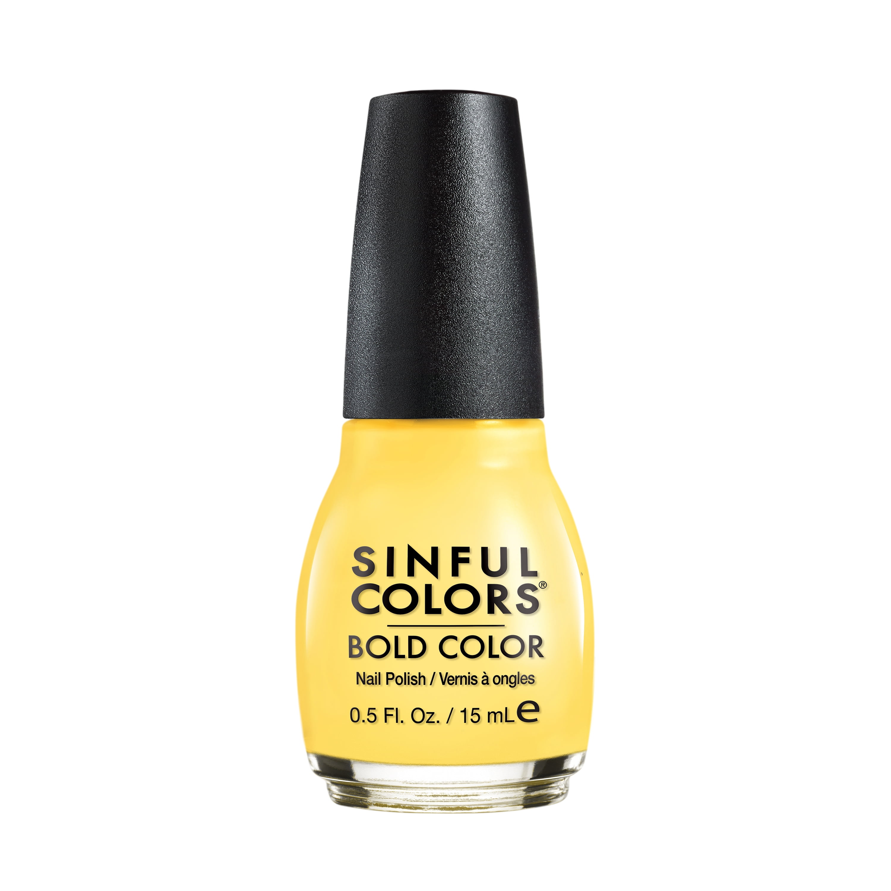 SinfulColors Bold Color Nail Polish, Yolo Yellow, Vegan and Cruelty ...