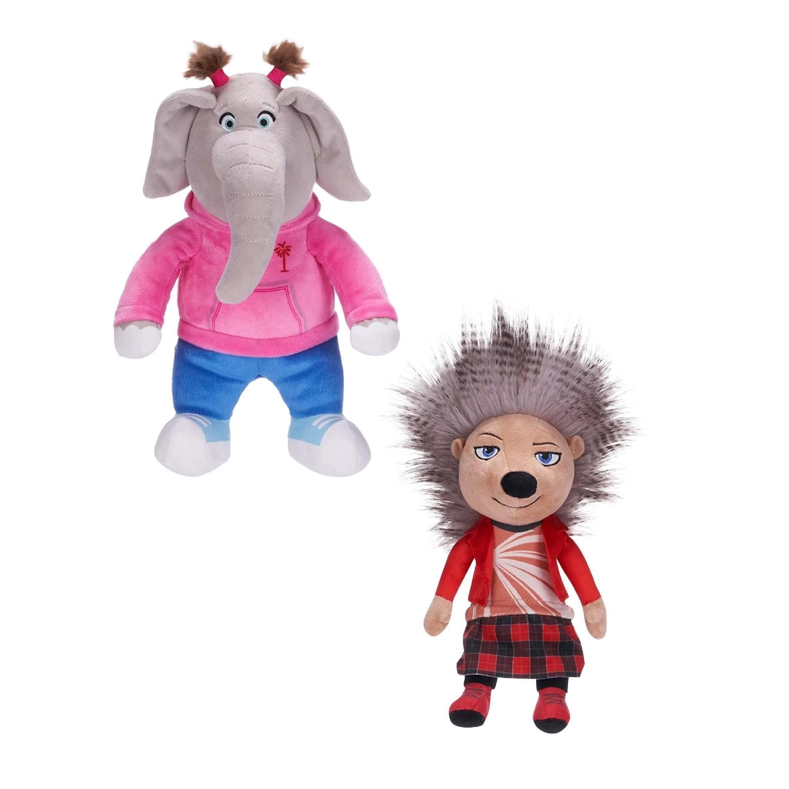 Sing 2 Plush, Meena & Ash Plushies Toy Mammoth Pillow Stuffed Animals ...