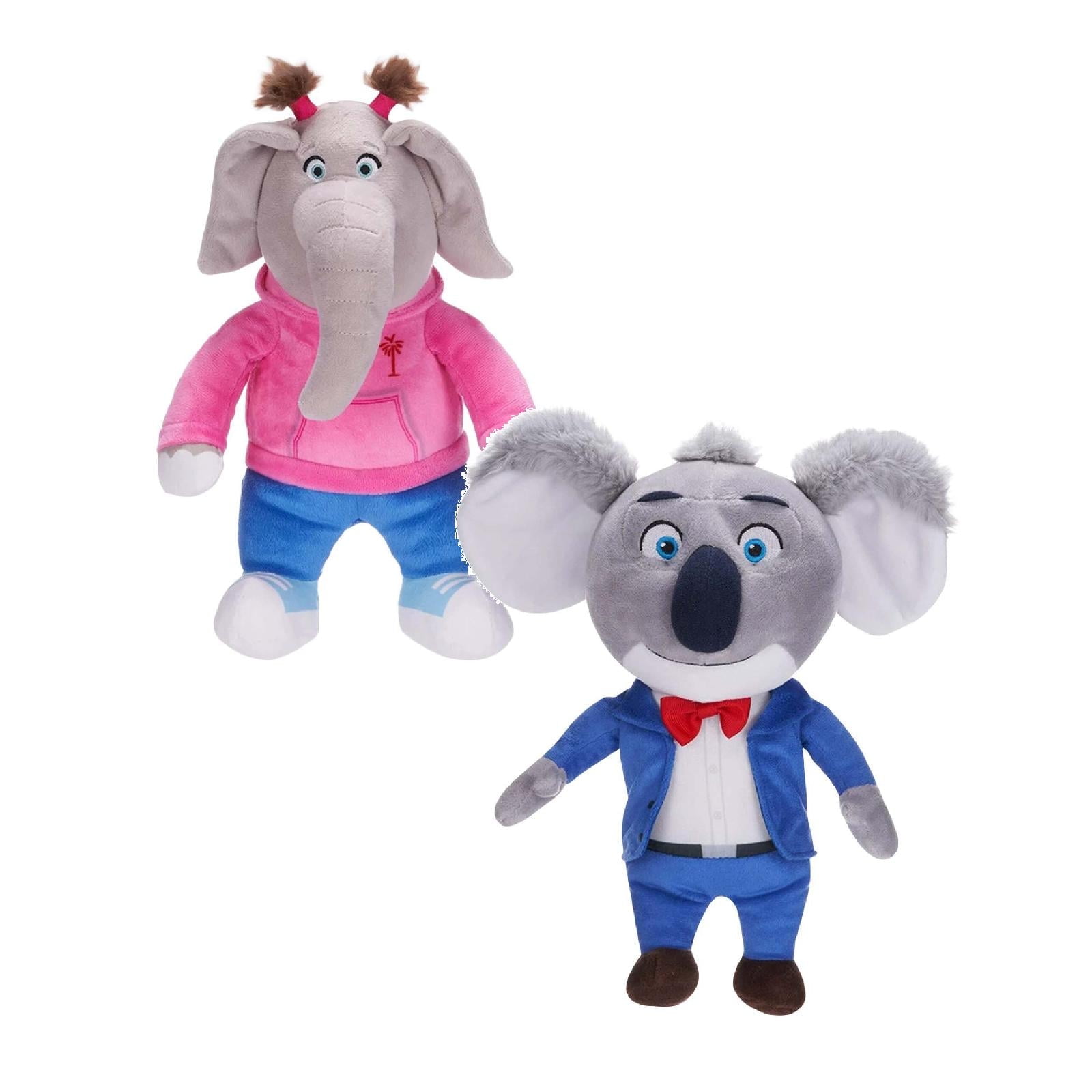 Sing 2 Plush, Meena & Buster Moon Plushies Toy Mammoth Pillow Stuffed ...