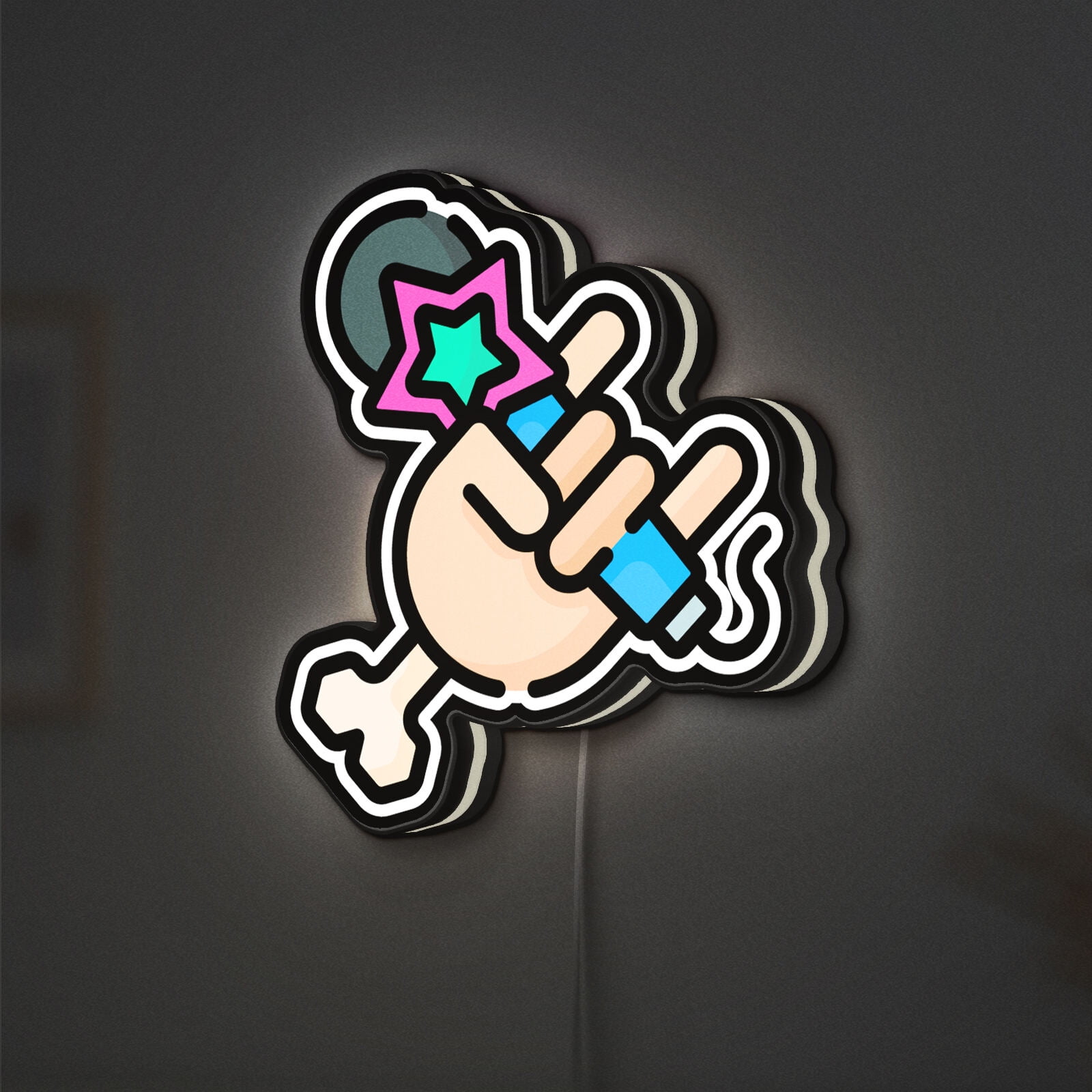 Sing 3D Novelty Light Box for Music Studios and Creative Spaces, Ideal ...