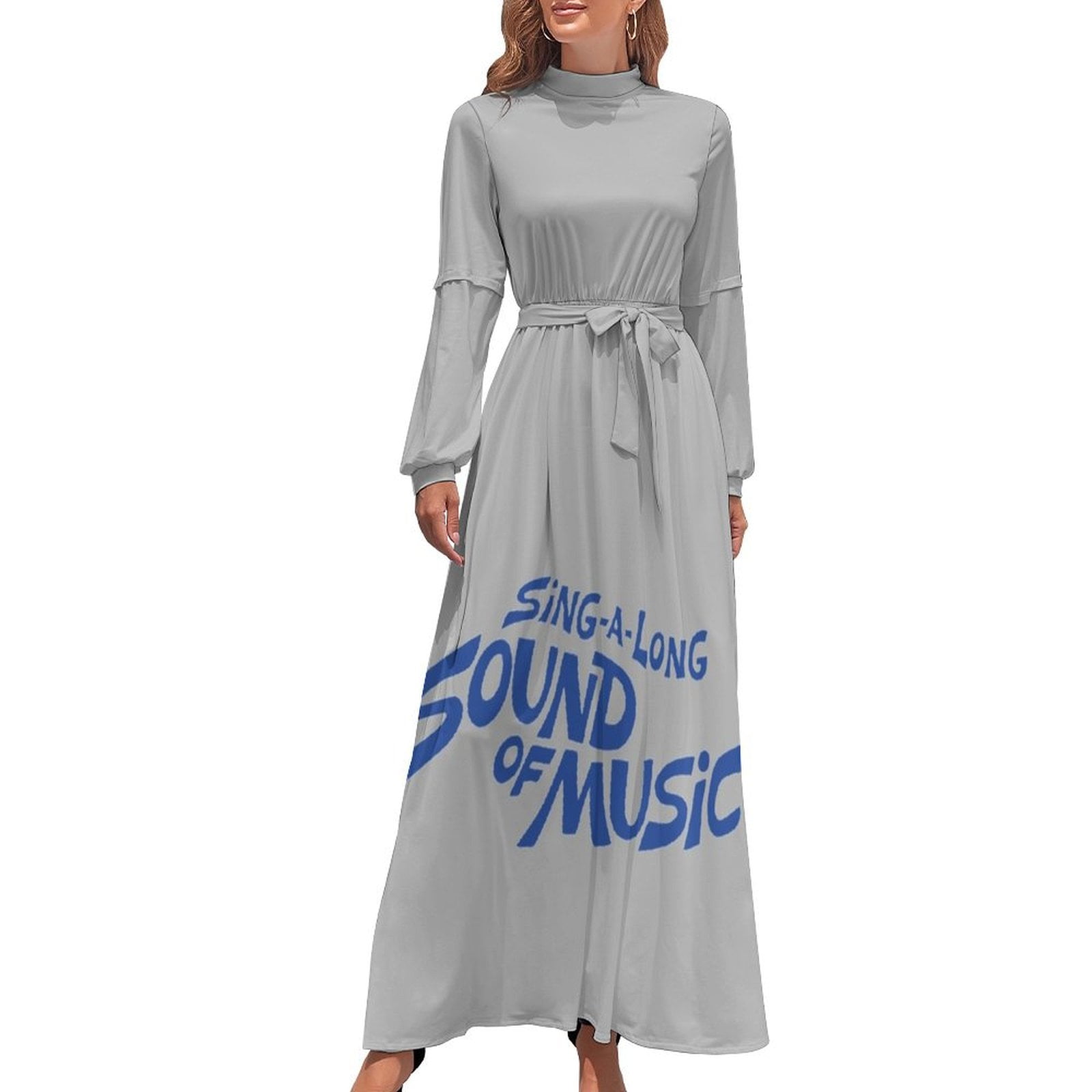 Sing A Long Sound Of Music Long Dress dress summer Woman's evening ...