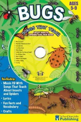 Pre-Owned Bugs Sing Along Activity Book with CD: Songs That Teach about ...