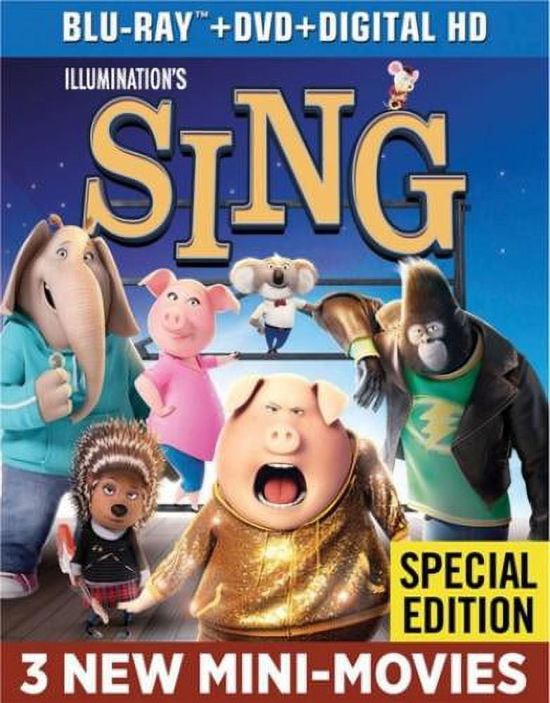 Sing [Blu-ray/DVD] [2 Discs] (Blu-Ray) directed by Christophe Lourdelet, Garth Jennings ...