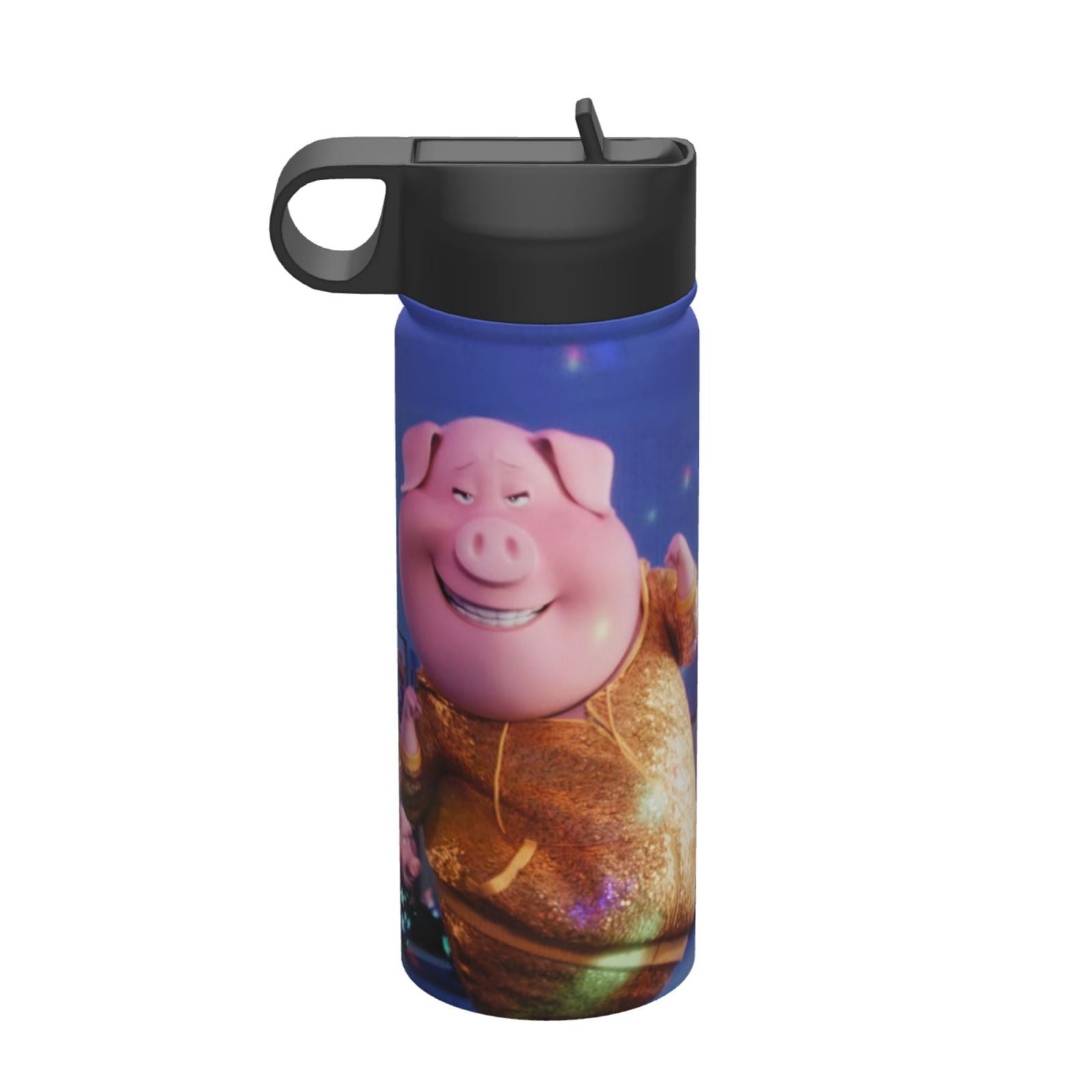 Sing Insulated Water Bottle, 18oz Vacuum Stainless Steel Sports Kettle ...