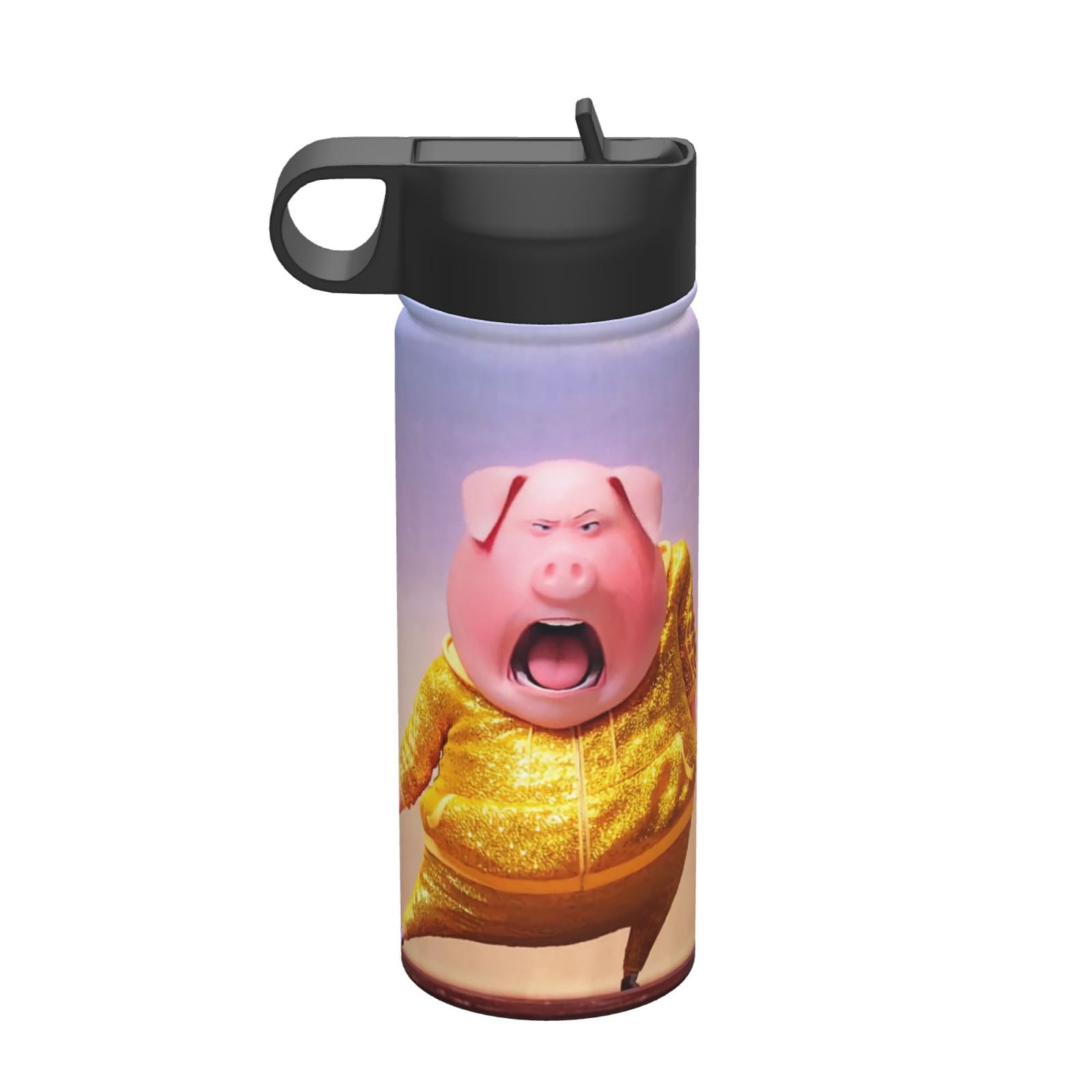 Sing Insulated Water Bottle, 18oz Vacuum Stainless Steel Sports Kettle ...