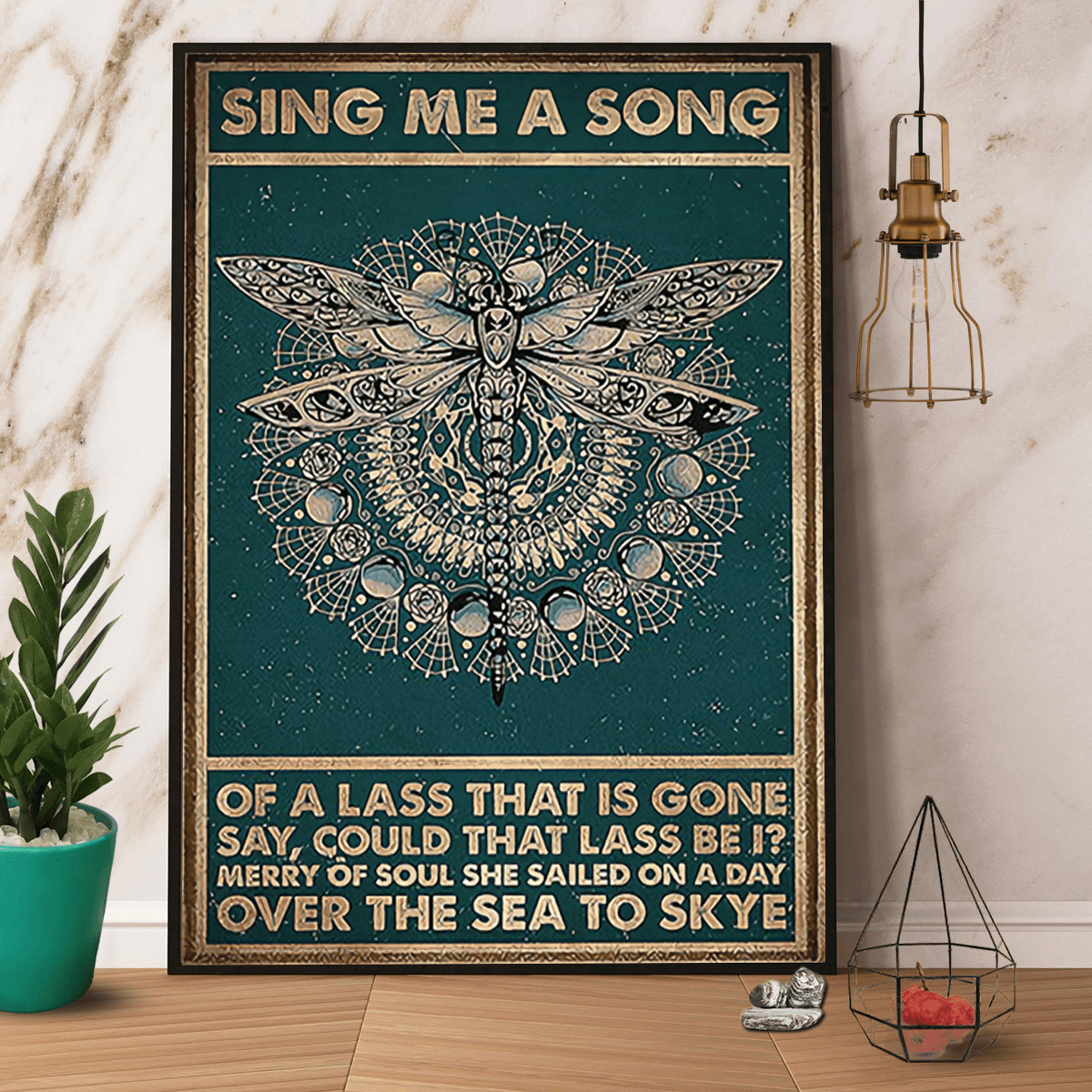 Sing Me A Song Of A Lass That Is Gone Butterfly Paper Poster No Frame ...
