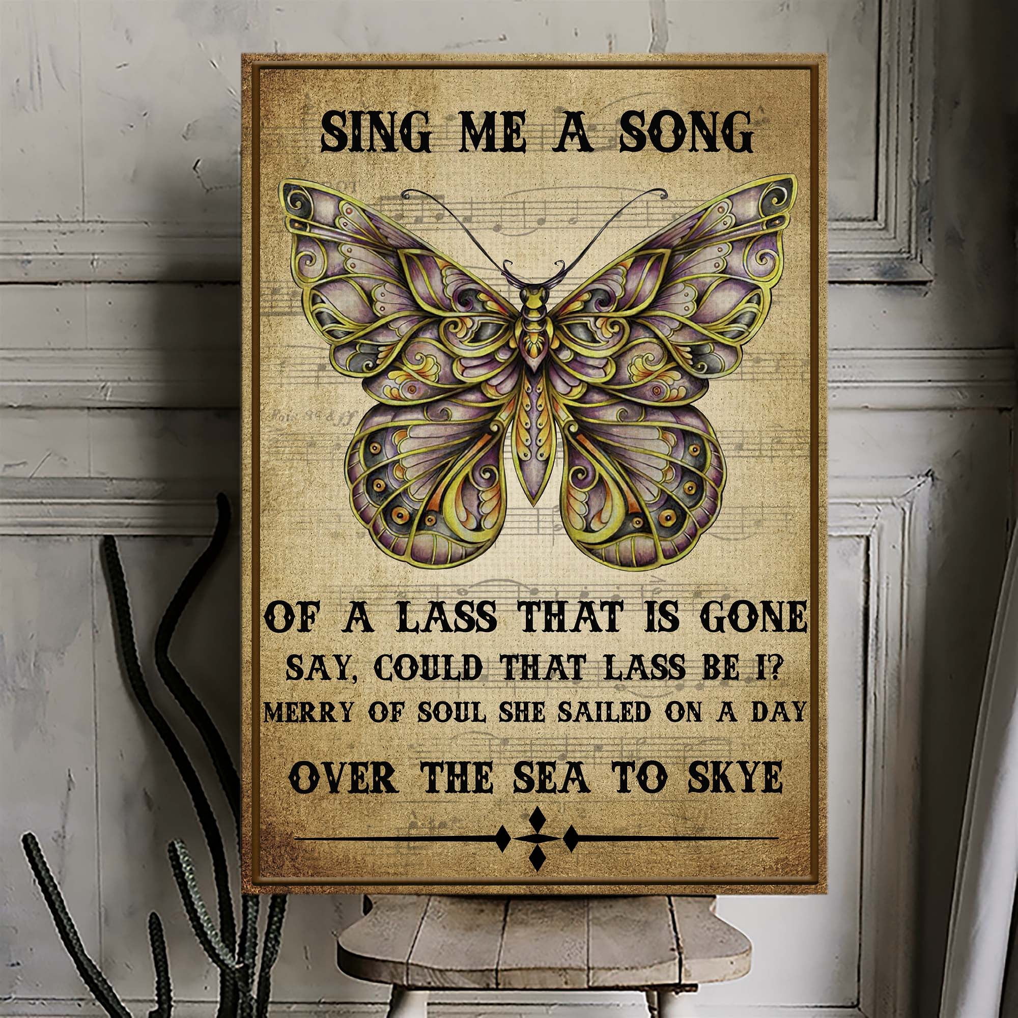 Sing Me A Song of A Lass That Is Gone – Skye Boat Song Canvas Art ...