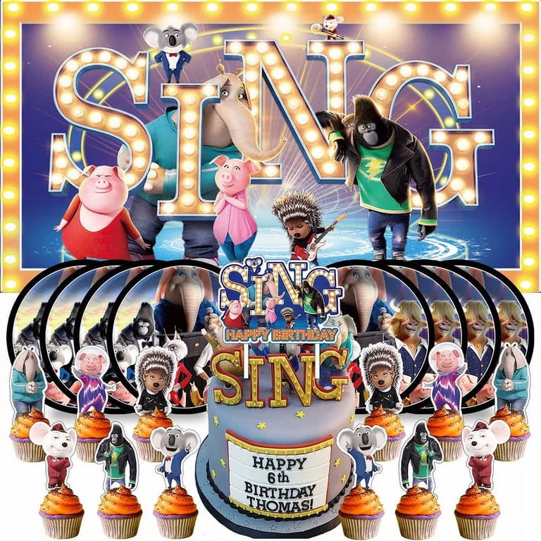 Sing Movie Birthday Invitation