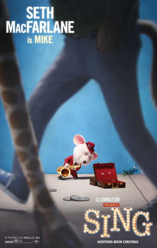 Sing - Movie Poster (Style A) (27" x 40 ") (2016) - Walmart.com