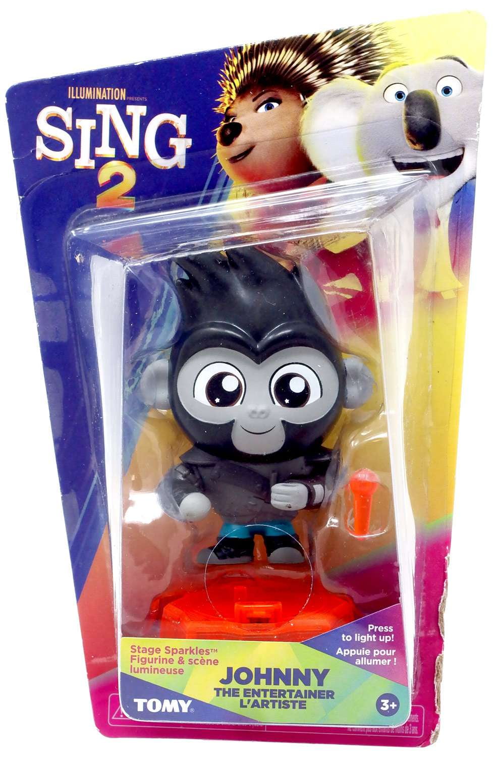 Sing Movie Stage Sparkle Johnny Figure - Walmart.com