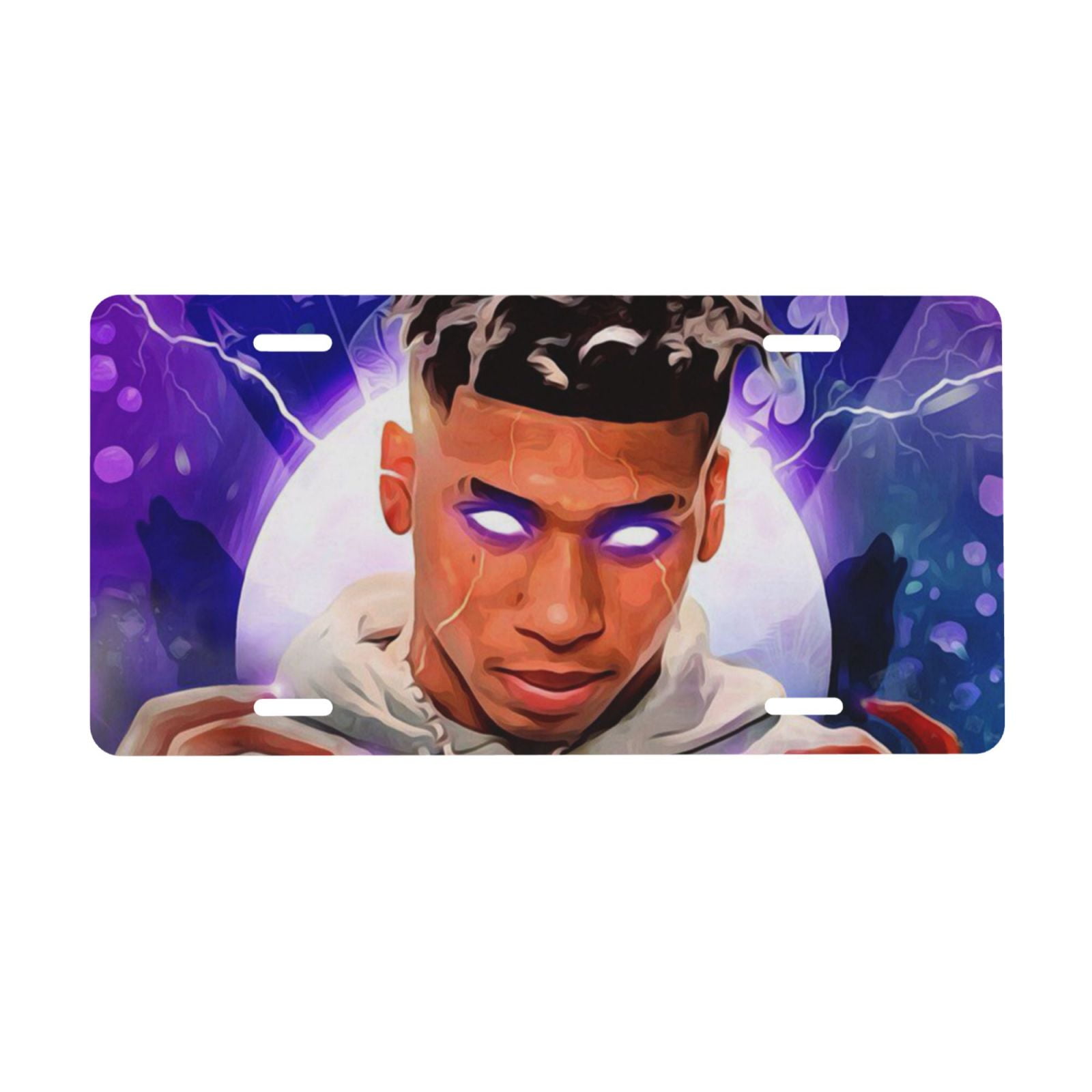 Sing NLE Choppa License Plate Cover Vanity Tag Decorative Aluminum ...