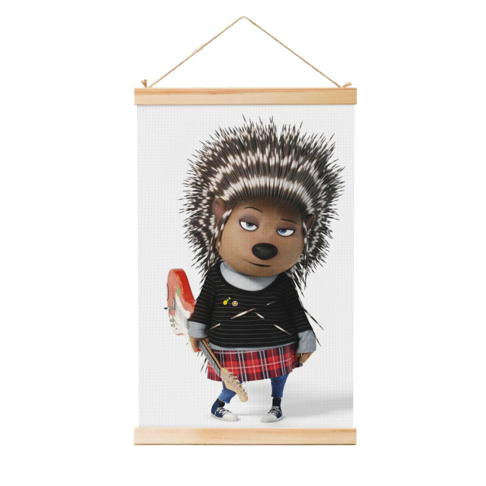 Sing Poster Canvas Wooden Shaft Hanging Poster Home Decor, Aesthetic ...