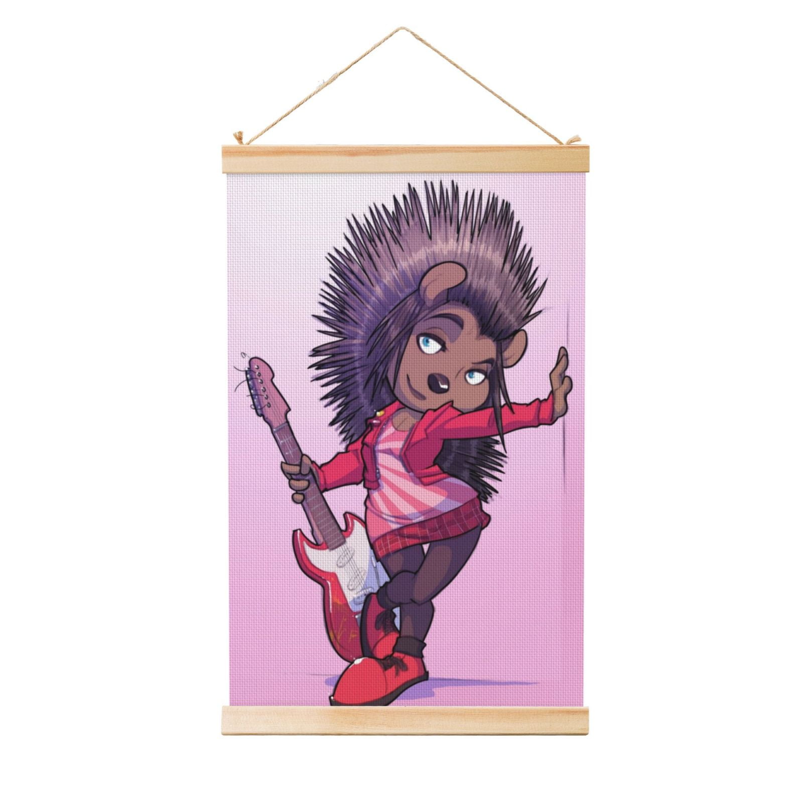 Sing Poster Canvas Wooden Shaft Hanging Poster Home Decor, Aesthetic ...