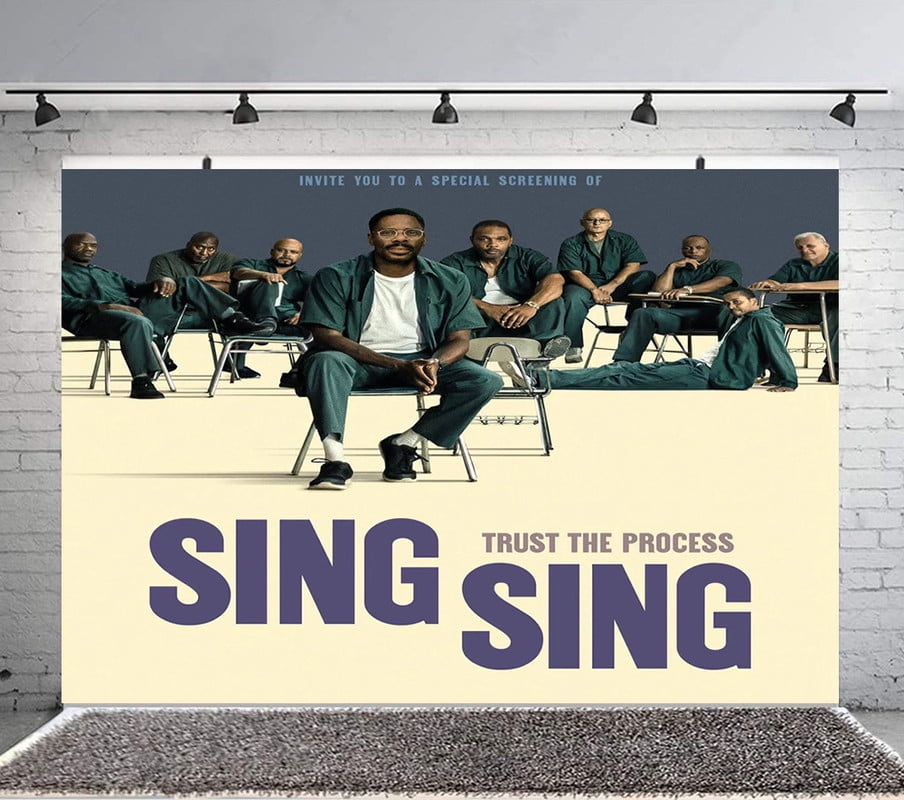 Sing Sing Backdrop Banner Party Supplies Poster Movie Theme Background ...