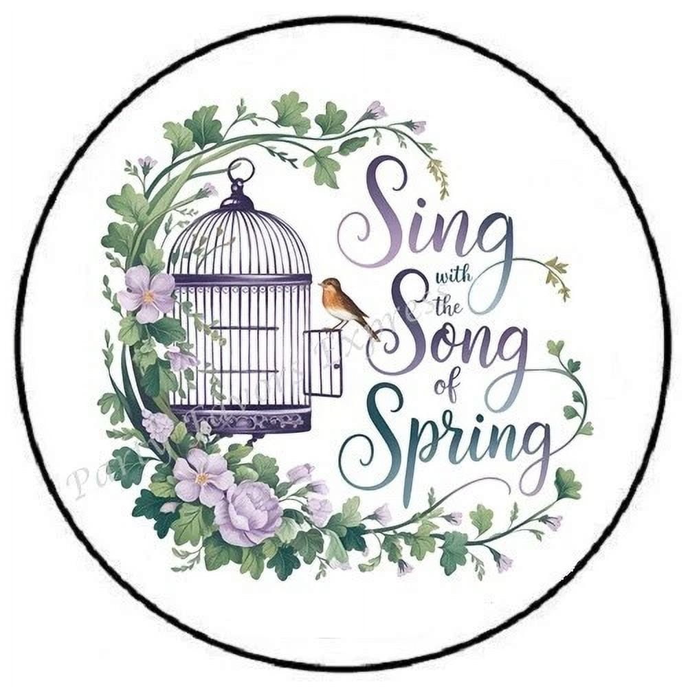 Sing With The Song Of Spring Stickers Party Favors Phone Decal Water ...