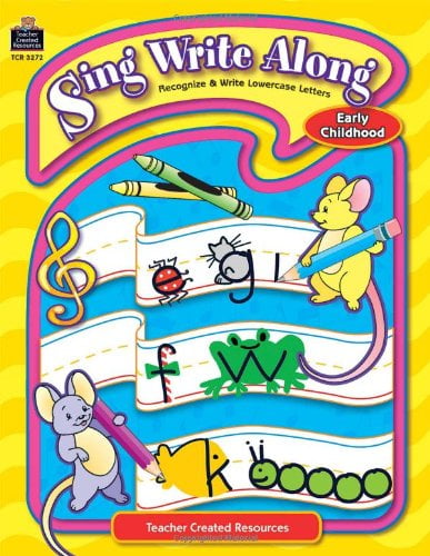 Pre-Owned Sing Write Along: Recongnize and Write Lowercase Letters ...