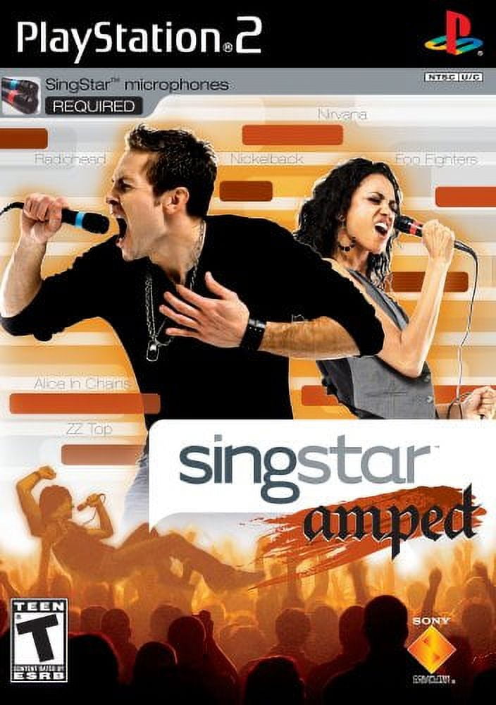 SingStar Amped Playstation 2 (Sing Star Microphone Required) - For PS2 ...
