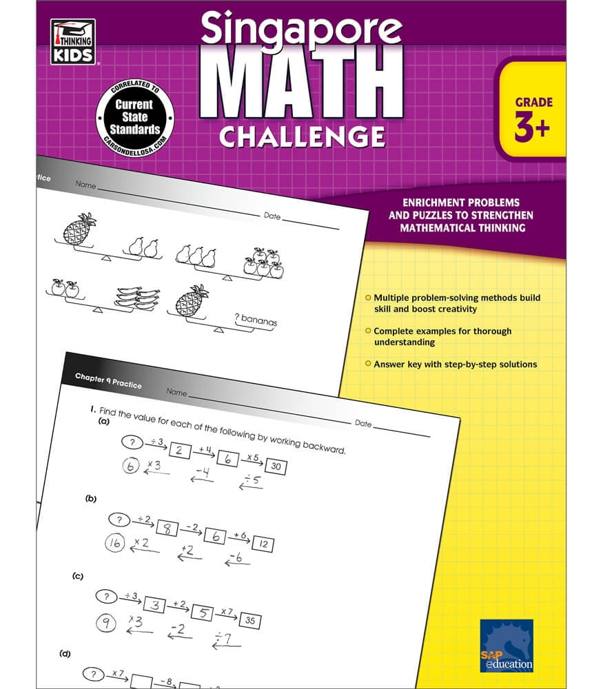 Singapore Math: Singapore Math Challenge, Grades 3 - 5: Volume 19 ...