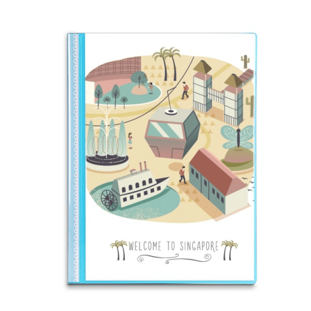 Singapore Theme Park Cable Car Book Sheet Protectors Portfolio Binder ...