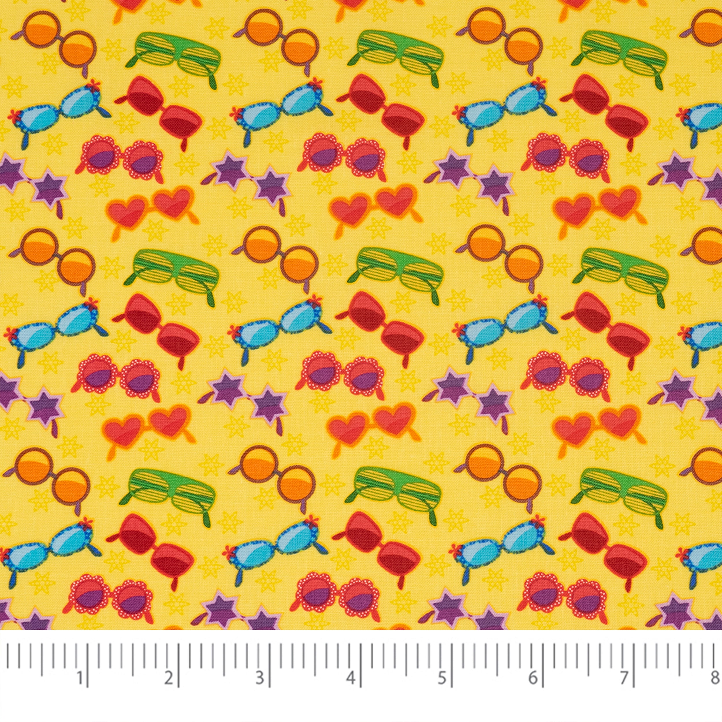 Singer Fabric, 100% Cotton, Sewing & Crafting, 44" Wide, Rainbow Summer ...