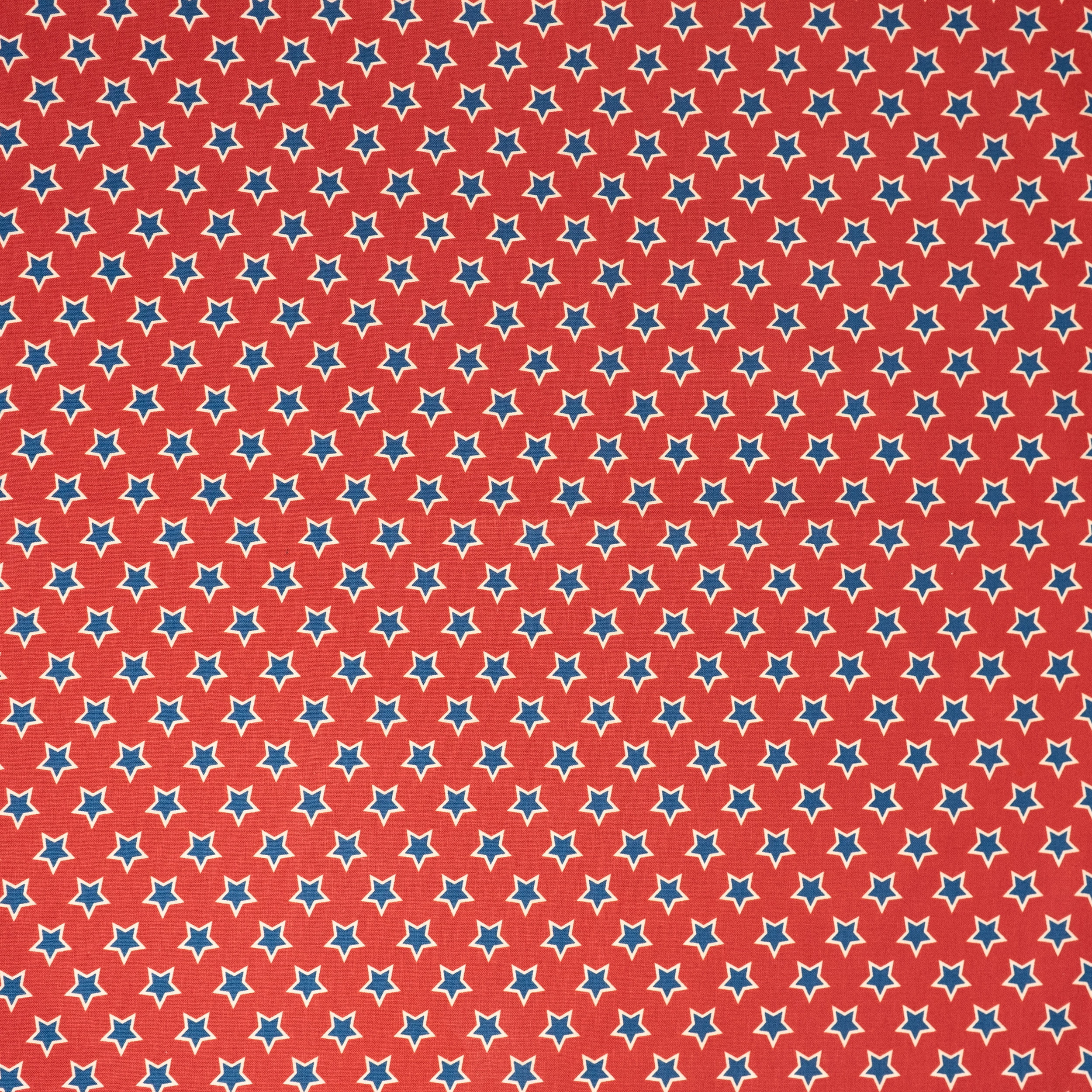 Singer, 100% Cotton, True Red & Blue Stars, Cut by Yard - Walmart.com