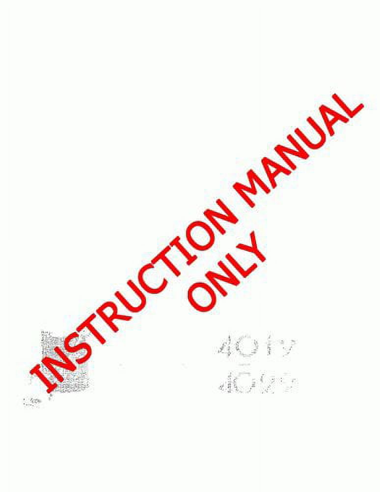 Singer 4012-4022 Sewing Machine/Embroidery/Serger Owners Manual Reprint ...