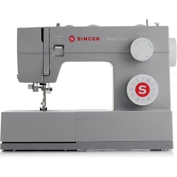 Singer 4452 Heavy Duty Sewing Machine with Bonus Low Shank Ruffler Foot ...